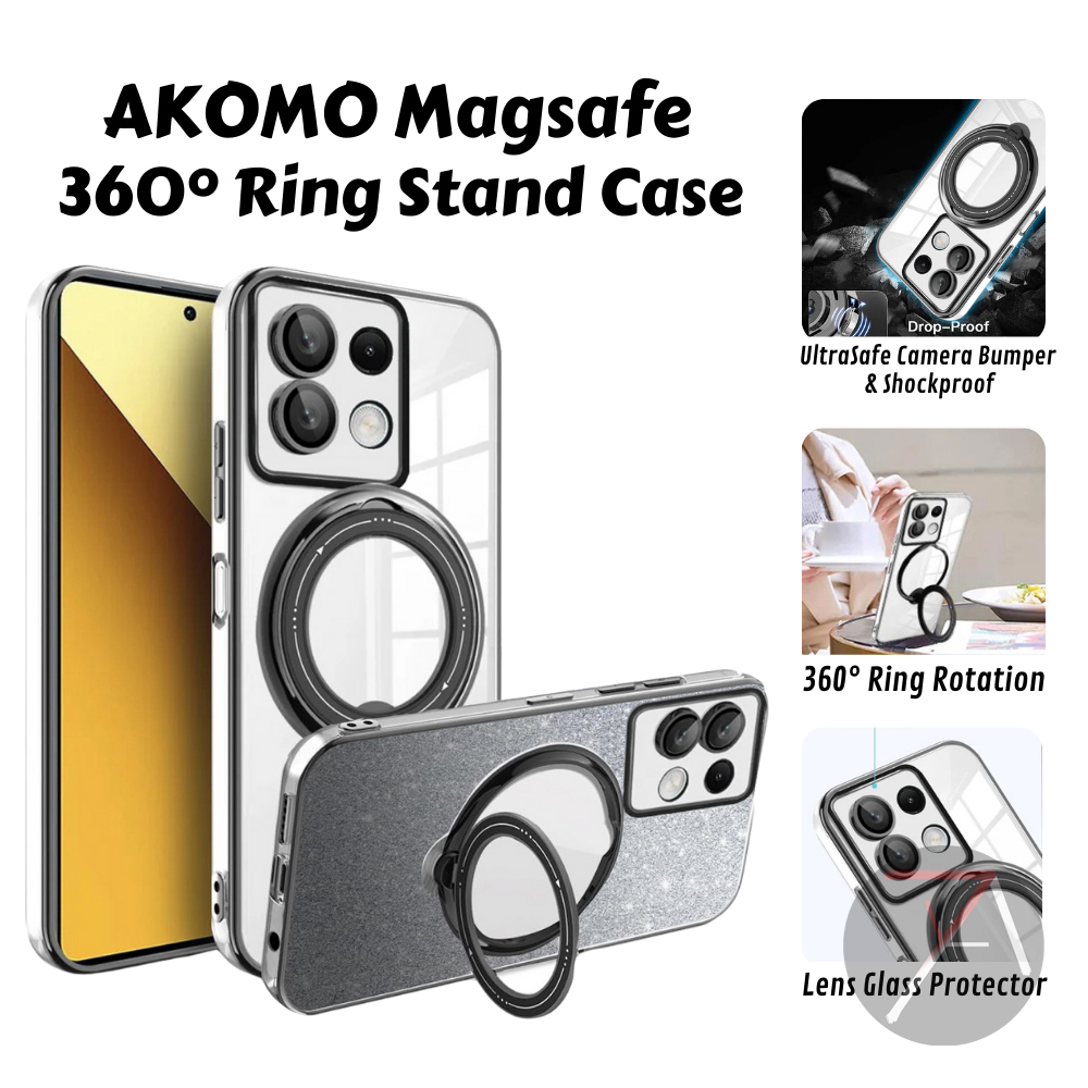 Jual AKOMO Case untuk Xiaomi Poco X6 5G M6 Pro 4G F5 SHIRA Magsafe ...