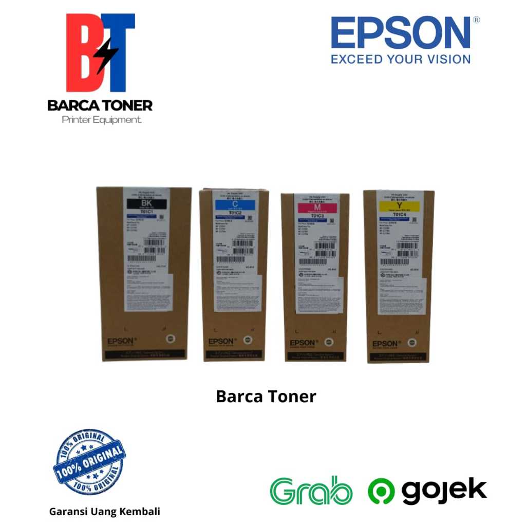 Jual Tinta EPSON T01C Standard Tinta printer Epson WF C579R 579R ...