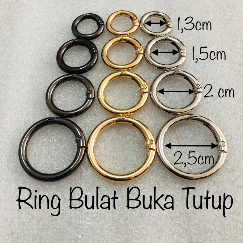 Jual Ring bulat buka tutup / ring O buka tutup termurah | Shopee Indonesia