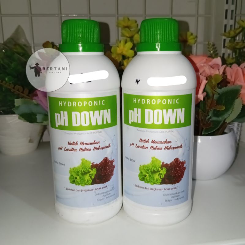 Jual Pupuk Hidroponik pH DOWN 500 ml AGRIFAM | Shopee Indonesia