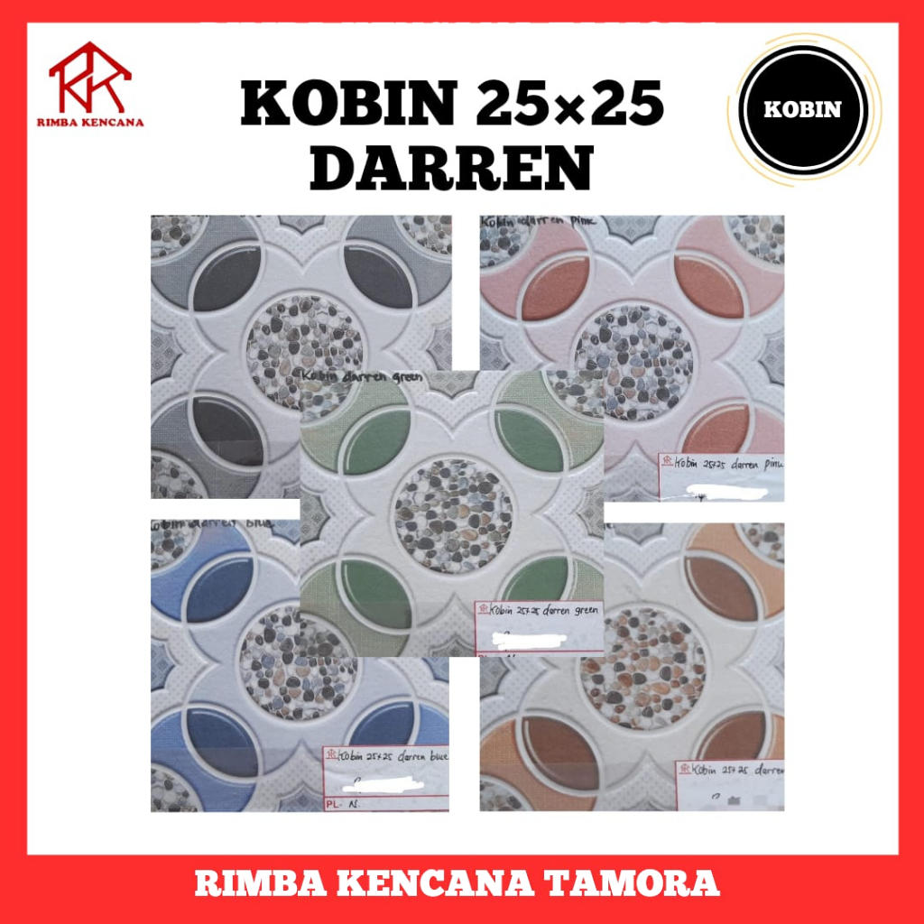 Jual [RIMBA KENCANA] Keramik Kobin 25x25 Darren | Shopee Indonesia