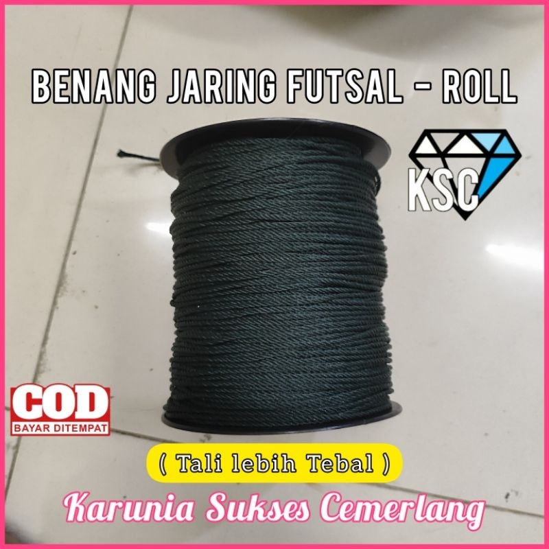 Jual BENANG JARING FUTSAL TEBAL / BENANG SAMBUNG JARING FUTSAL / TALI ...