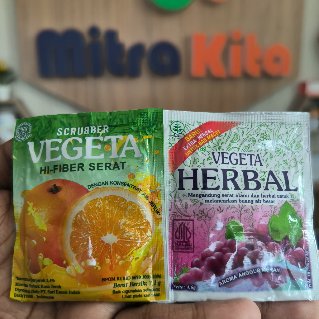 Jual VEGETA Herbal Rasa Anggur / Scrubber Rasa Jeruk / Pelancar Buang ...