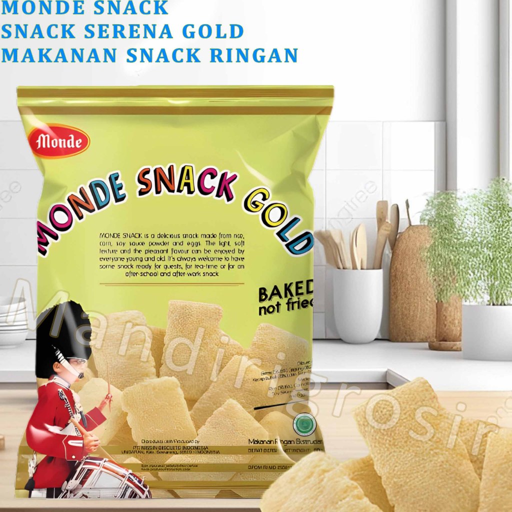Jual Snack Seren Gold * Monde Snack * Makanan Ringan Ekstrudat * 60gr ...