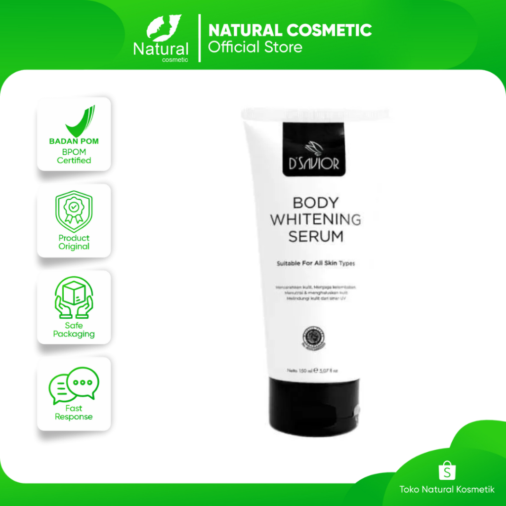 Jual D'savior Body Whitening Serum 150 ml | Shopee Indonesia
