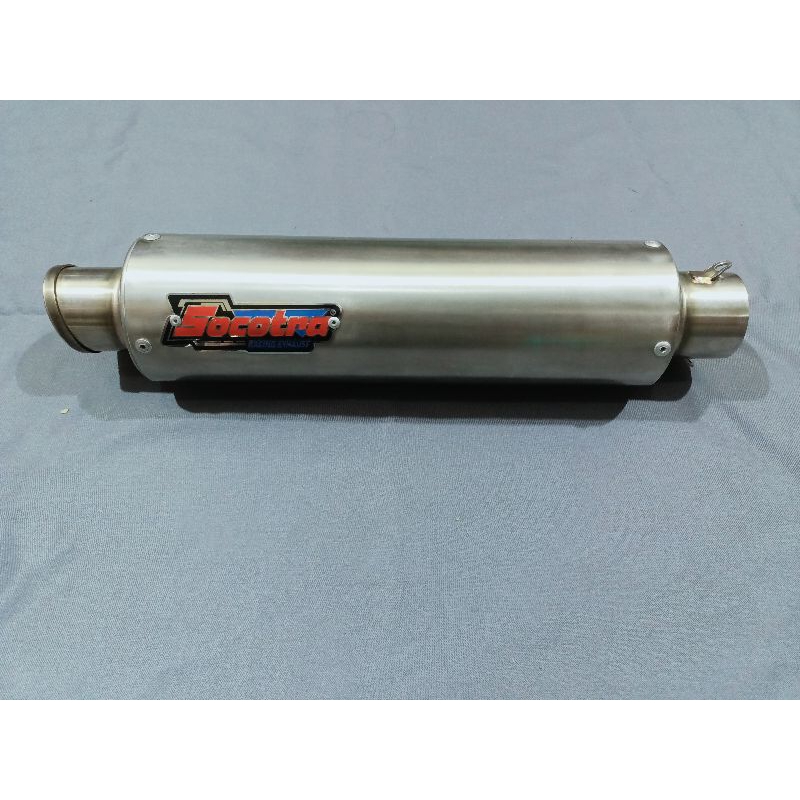 Jual knalpot socotra inlet 50 original bahan stainless 304 | Shopee ...