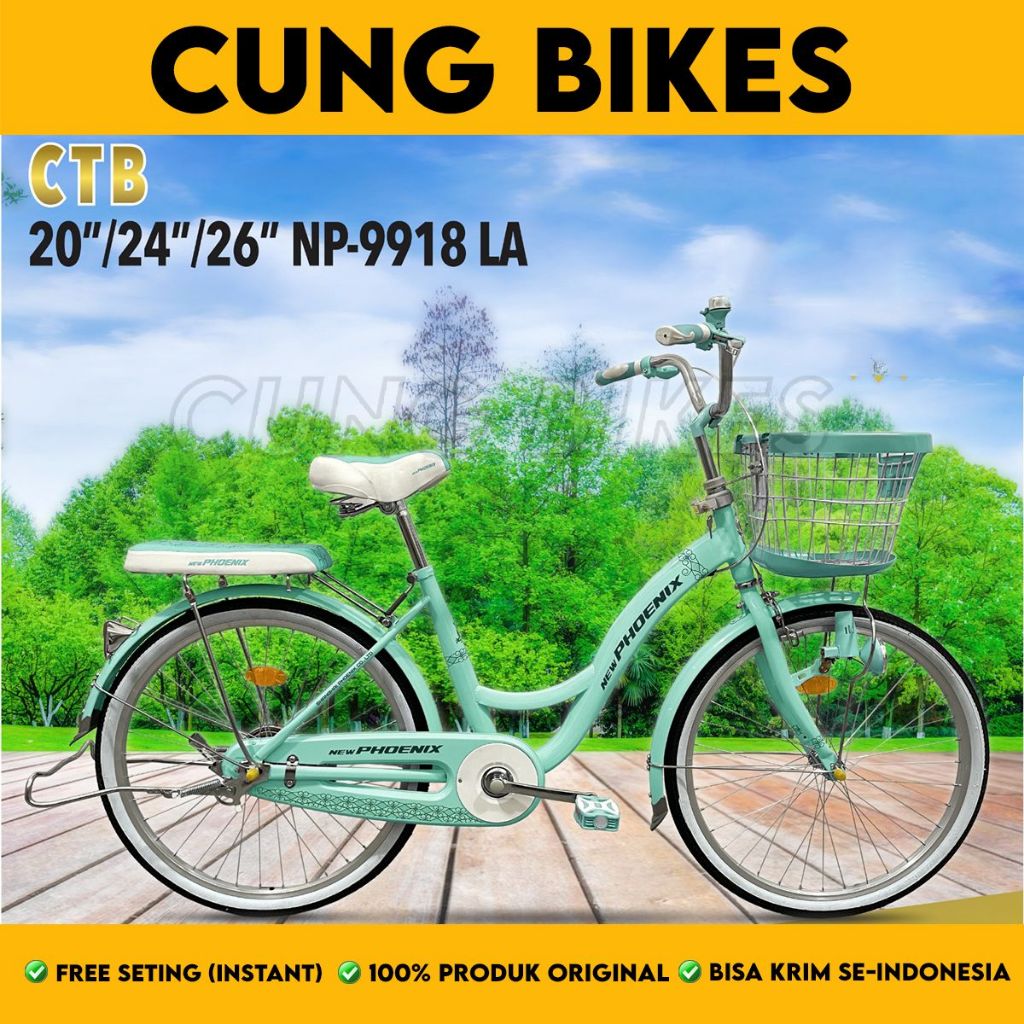 Jual Sepeda Keranjang Remaja Dewasa mini Ukuran 20 24 26 Inch PHOENIX ...