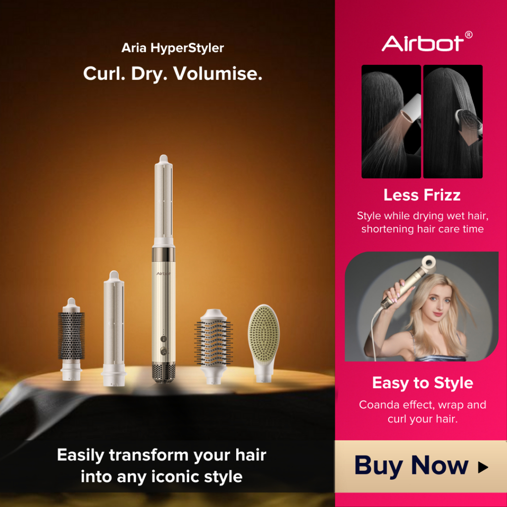 Jual [NEW LAUNCH] Airbot Aria HyperStyler High Speed Hair Dryer & Multi ...