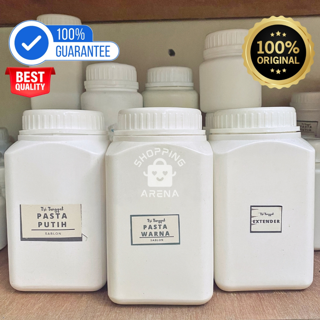 Jual Pasta Warna Putih Extender Sablon Rubber 1kg 1 kg Kilogram White ...