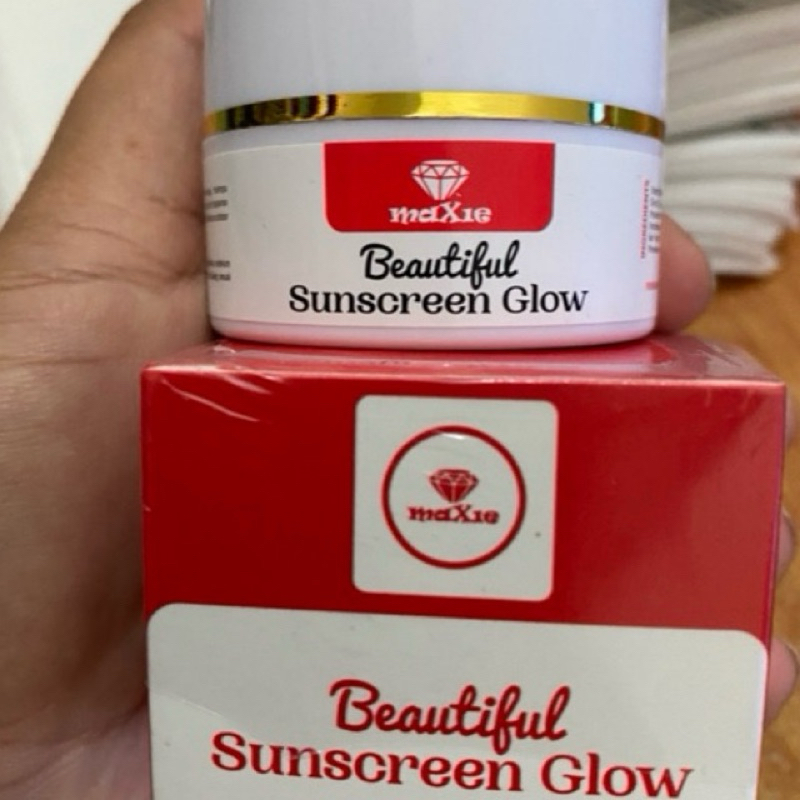 Jual SUNSCREEN MAXIE GLOW BPOM 100 % ORI | Shopee Indonesia
