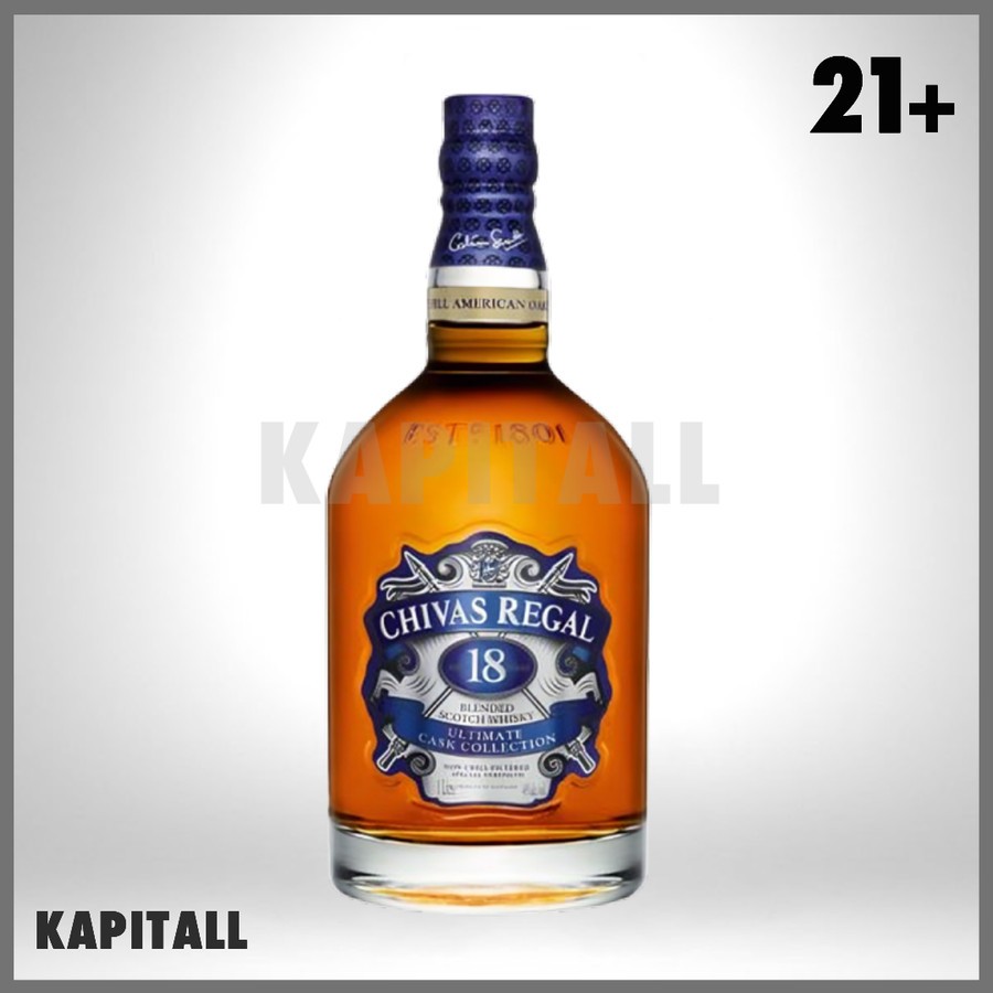 Jual CHIVAS REGAL 18 Y.O BLENDED SCOTCH WHISKY 700ml | Shopee Indonesia