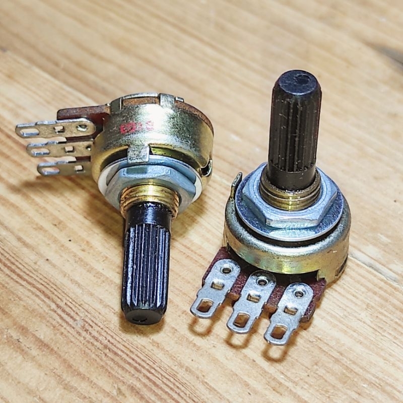 Jual Potensio B10K Mono Linear taper potentiometer potensiometer B 10K ...