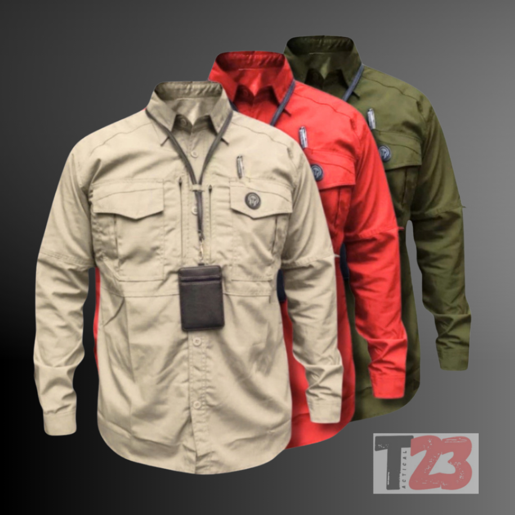 Jual Kemeja Tactical M1 Panjang / Kemeja Lapangan / Kemeja Outdoor ...