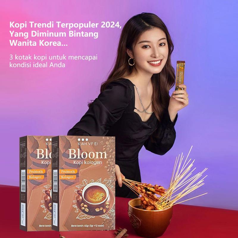 Jual KOPI COLLAGEN BLOOM [1 Box isi 12 Saset] - Diet dengan Kopi ...