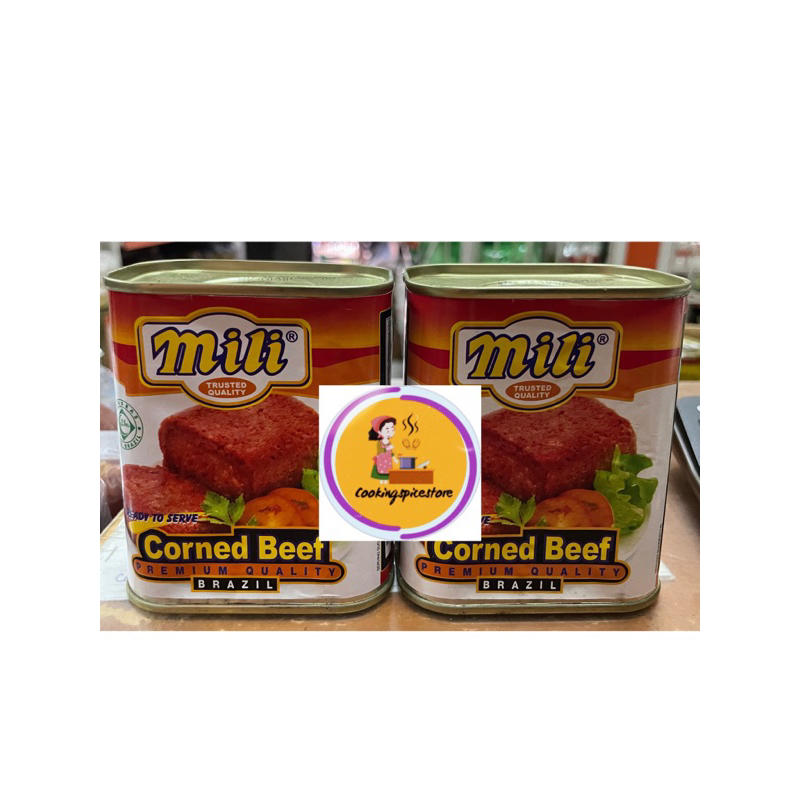 Jual Mili corned beef premium quality brazil 340 gram - canned meat ...