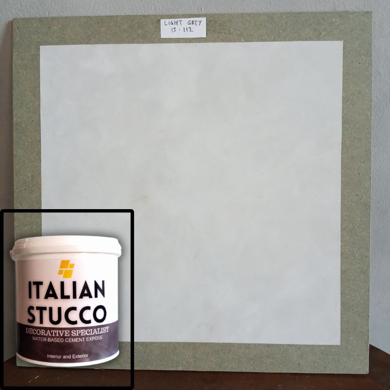 Jual italian Stucco paint - cat motif semen ekspos - Light grey - 1kg ...
