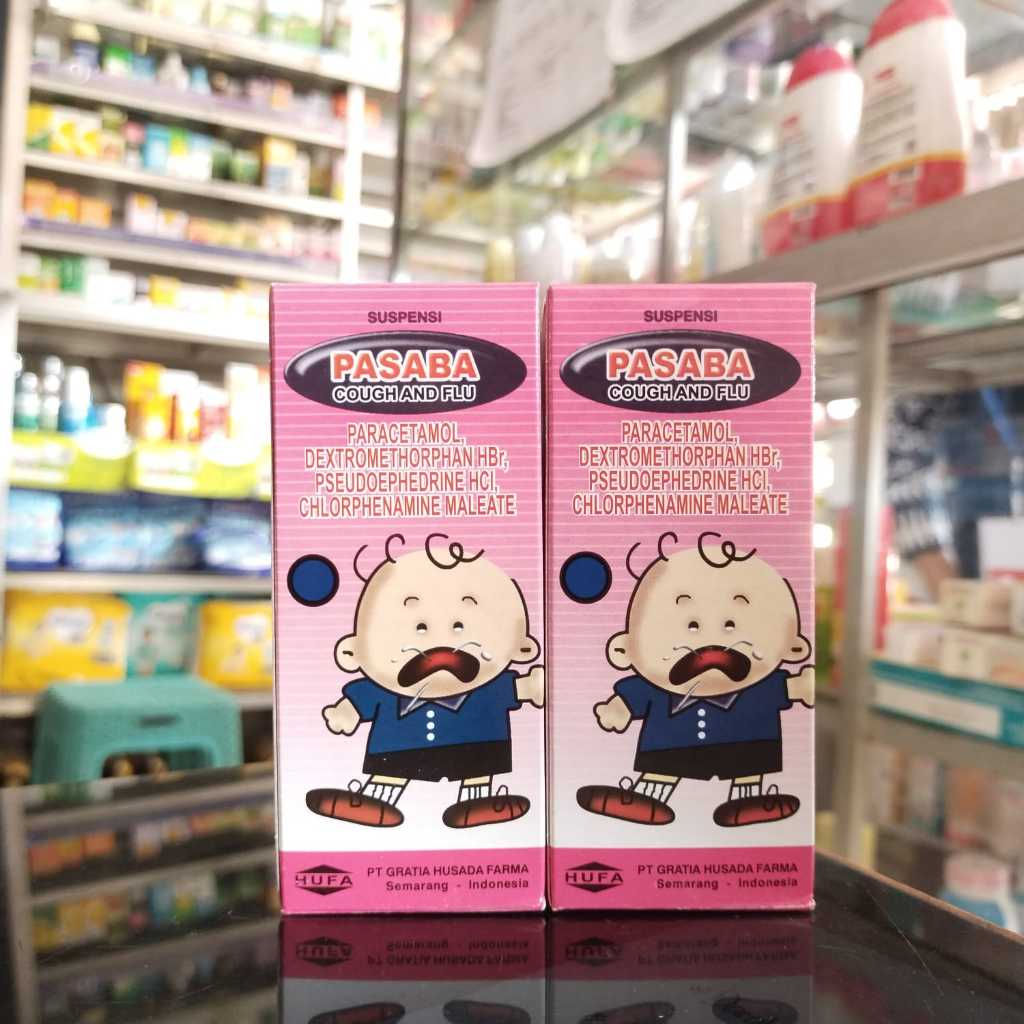 Jual PASABA COUGH AND FLU 60ML pasaba batuk pilek pasaba syrup pasaba ...