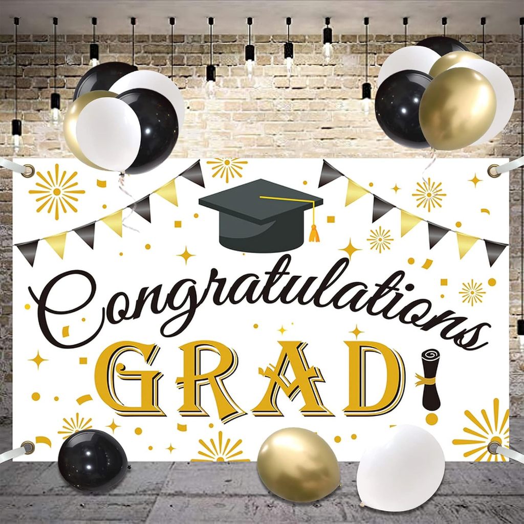 Jual Banner Wisuda / Dekorasi Wisuda / Banner Wisuda Tempel Dinding ...