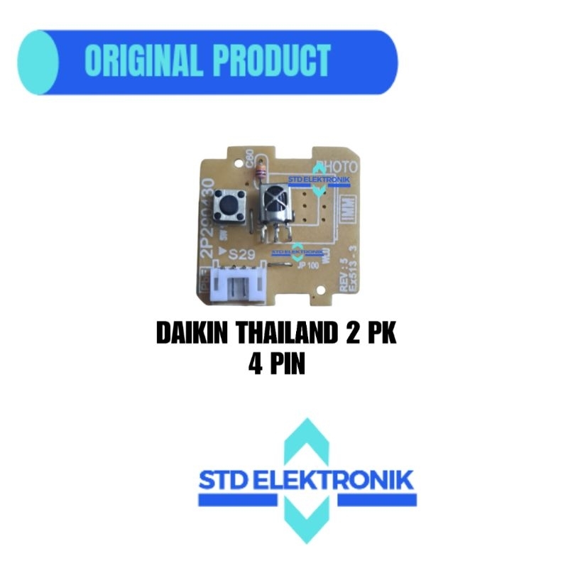 Jual PCB sensor ac daikin 2 PK 4 pin - Receiver ac daikin 2PK soket 4 ...