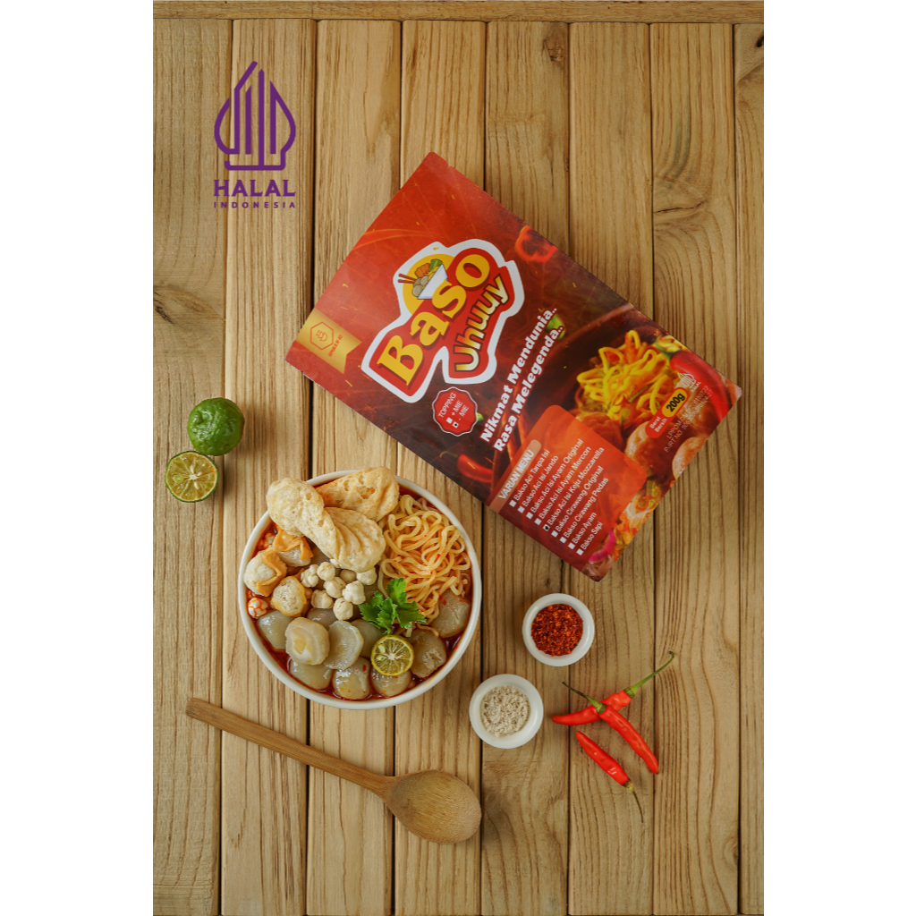 Jual Baso Uhuuy - Bakso Aci Daging Sapi Komplit Dengan Mie | Shopee ...
