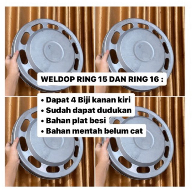 Jual Weldop truck New Adiputro R15 dan R16 Plat besi Gratis Dudukan ...