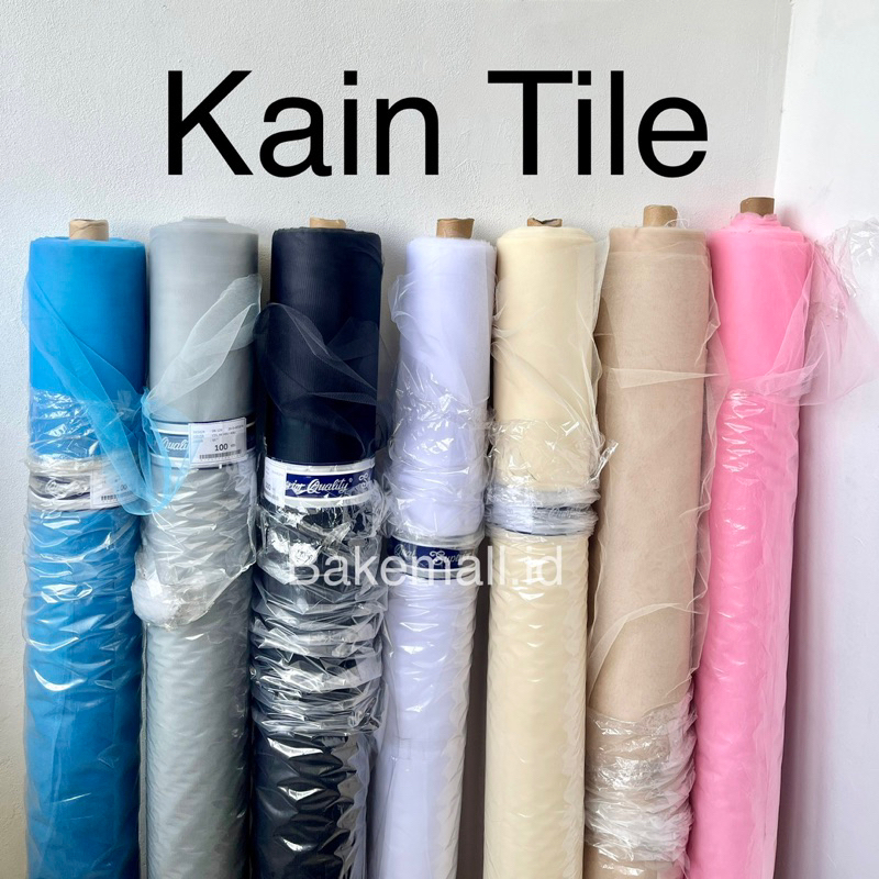 Jual [0,5 meter] Kain Tile / Kain Tule Lebar 120 cm Kain souvenir ...