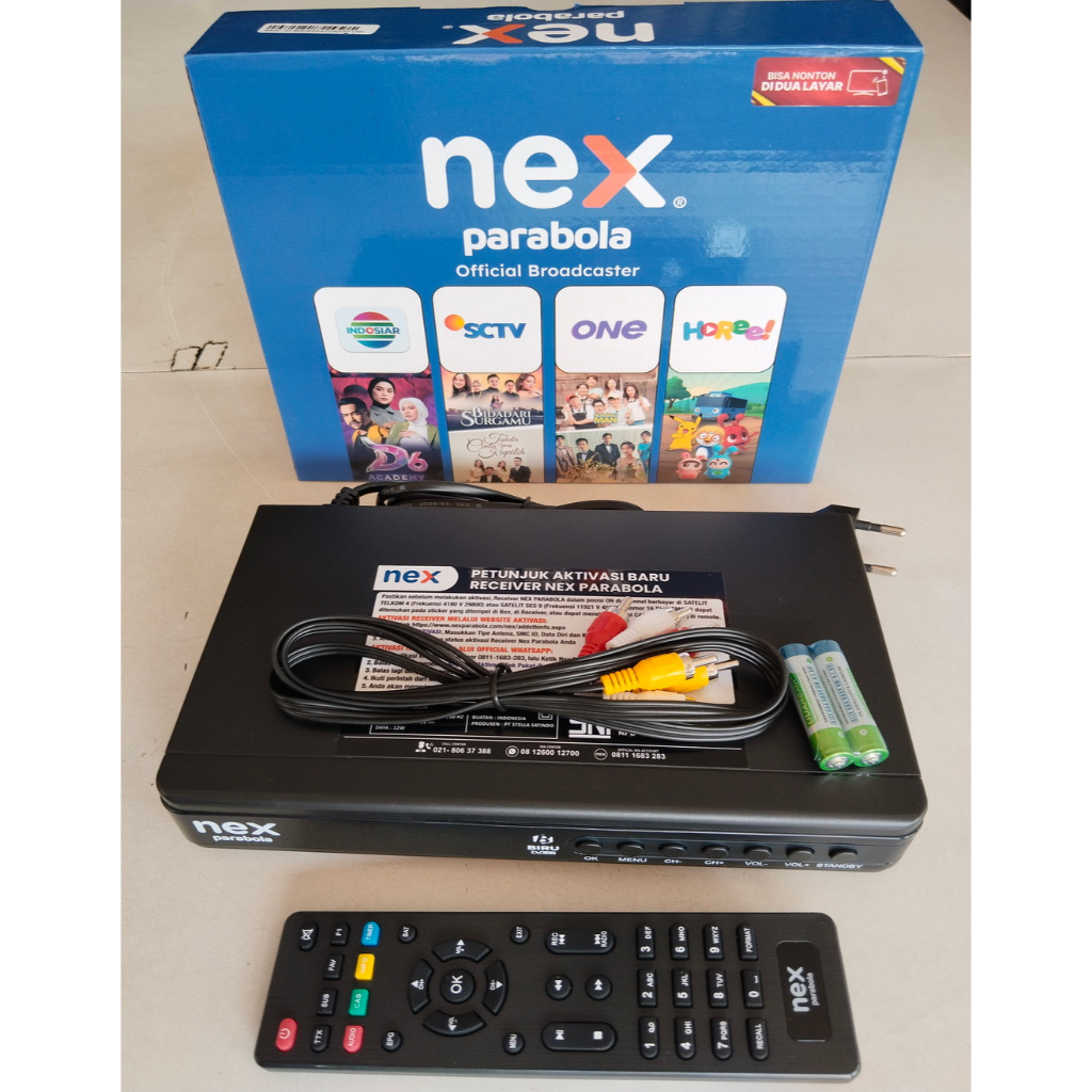 Jual Nex Parabola Kotak BIRU Satellite Receiver Mpeg4 HD Gratis ...