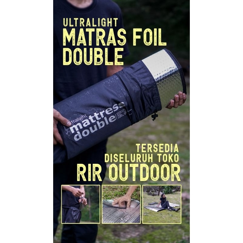 Jual MATRAS FOIL RIR OUTDOOR SINGLE DOUBLE SIDE LEMBUT RINGAN TIKAR ...