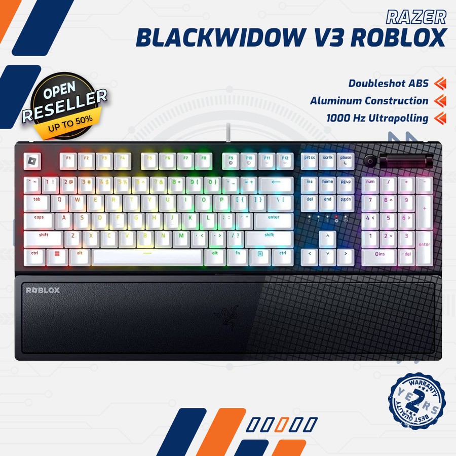 Jual Razer Keyboard Blackwidow V3 Roblox - Mechanical Gaming Keyboard ...