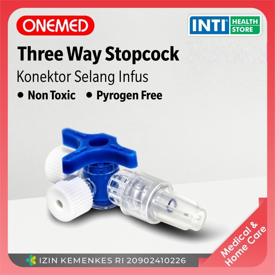 Jual Onemed | Three Way Stopcock | Konektor Selang Infus 3 Arah ...