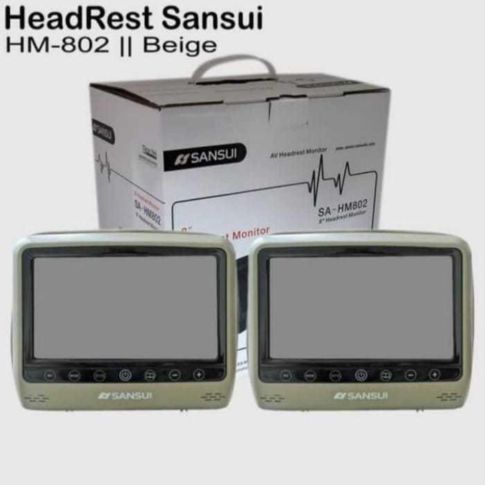 Jual Headrest TV Sansui HM802 Beige/Cream Headrest Monitor | Shopee ...