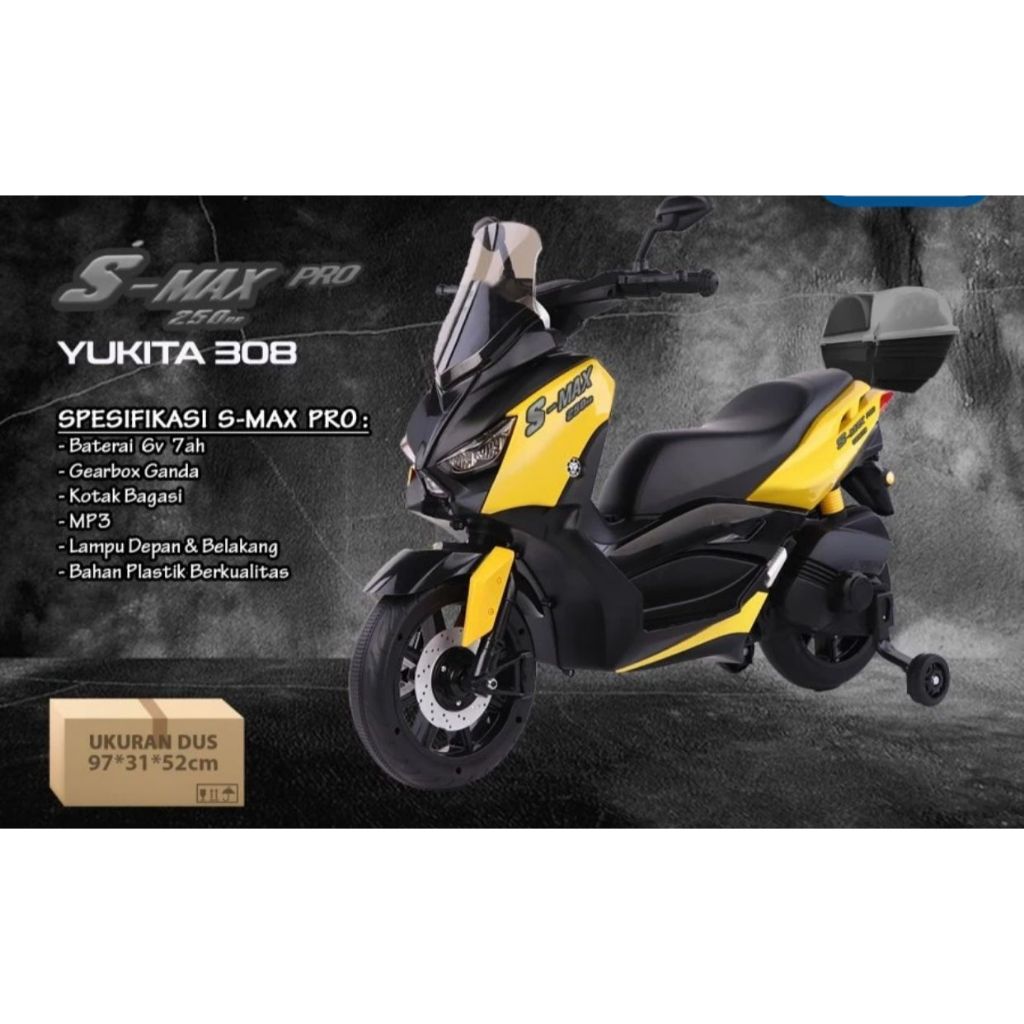 Jual (BATAM) Motor Aki Anak SMAX NMAX Mainan Motor Anak | Shopee Indonesia