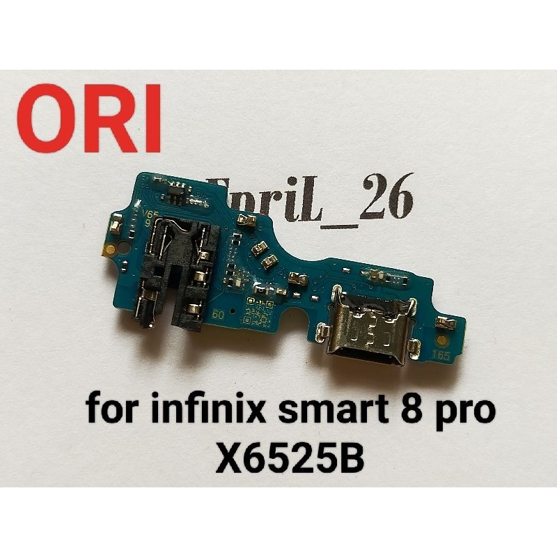 Jual CONNECTOR CHARGER INFINIX SMART 8 PRO X6525B ORI PAPAN KONEKTOR CAS PCB BOARD INFINIX SMART ...