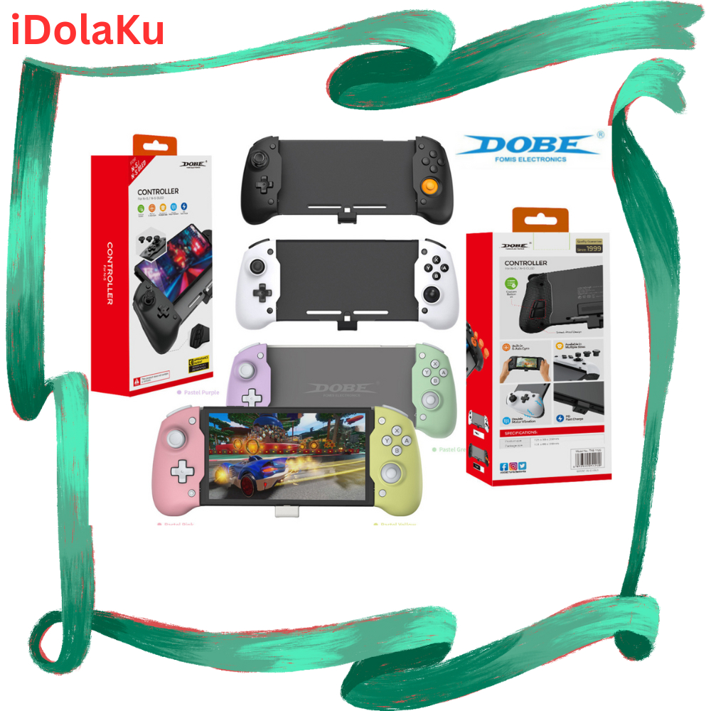 Jual DOBE Controller Grip utk Nintendo Switch V1 V2 Oled / TNS 1125 joycon joypad | Shopee Indonesia