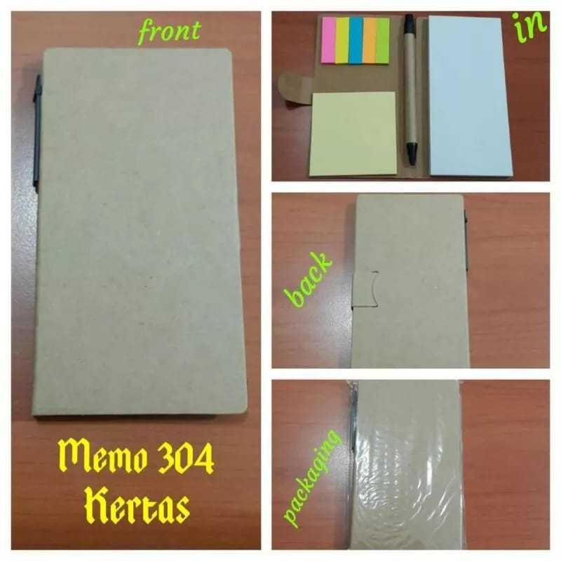 Jual Memo 304, buku tulis, buku gambar sticky note, kertas tulis sticky ...