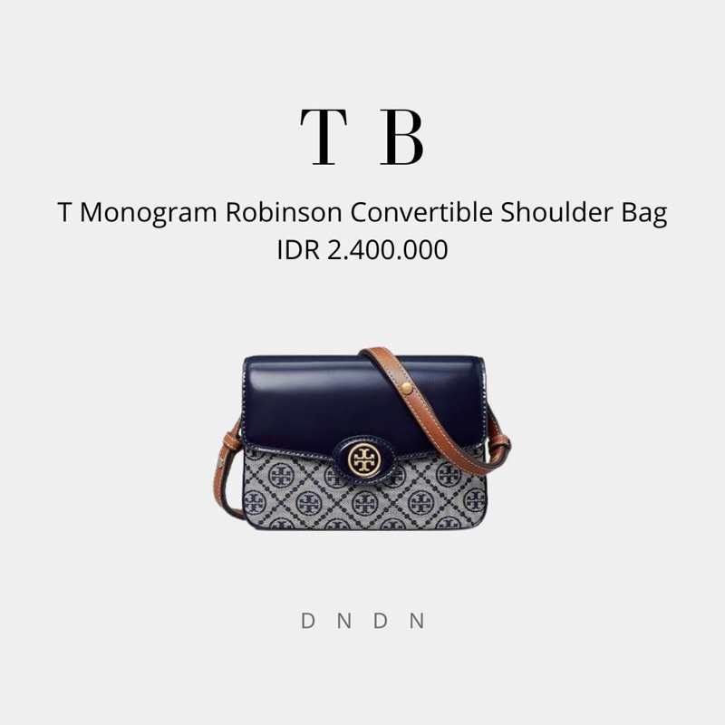 Jual T Monogram Robinson Convertible Shoulder Bag | Shopee Indonesia