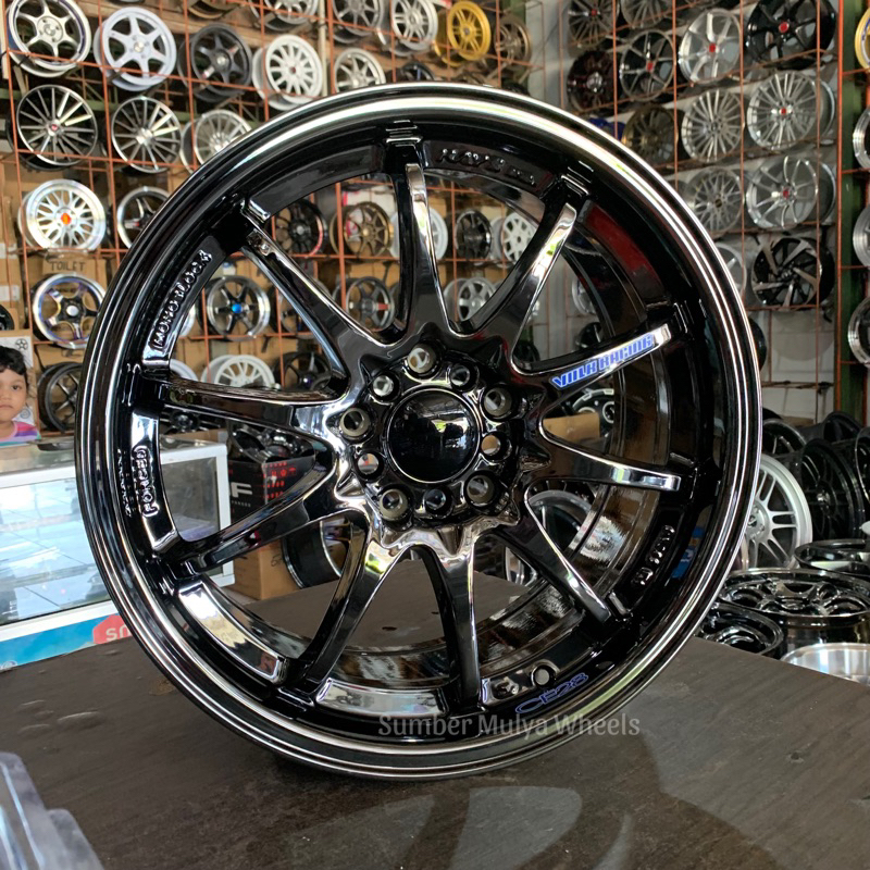 Jual Velg R17 CE28 Black chrome by jf luxury. sumber mulya wheels. toko ...