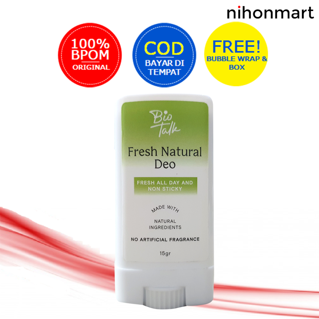 Jual Bio Talk Fresh Natural Deo 15g | Shopee Indonesia