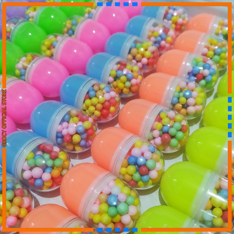 Jual (VIRAL) MAINAN EDUKASI CLAY CAPSULE-MAINAN ANAK SLIME CAPSULE ...