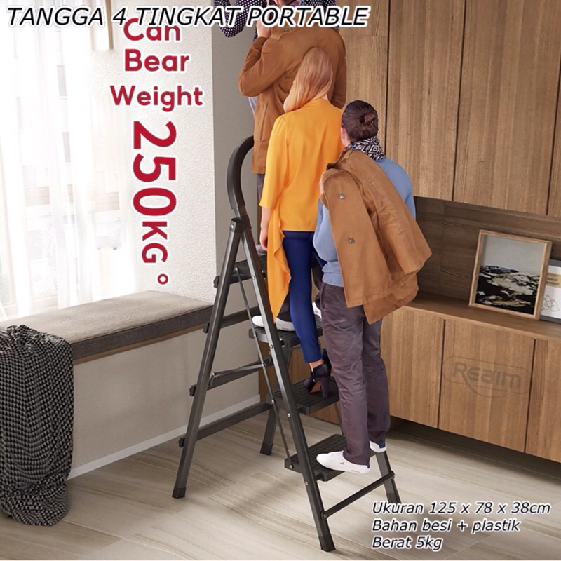 Jual TANGGA 4 & 5 TINGKAT PORTABLE || TANGGA LIPAT MULTIFUNGSI ...