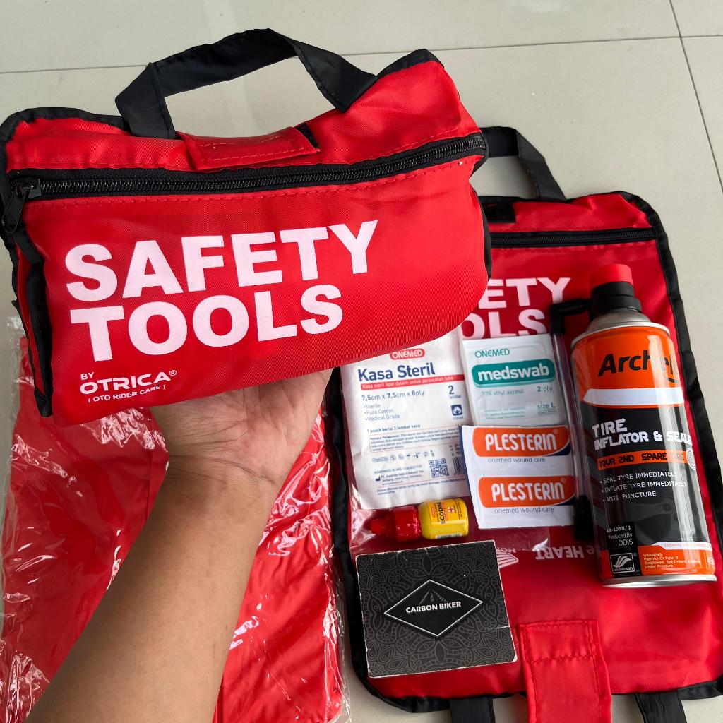 Jual Safety Tools Honda Jas Hujan, P3K, dan Tire Inflator & Sealer ...