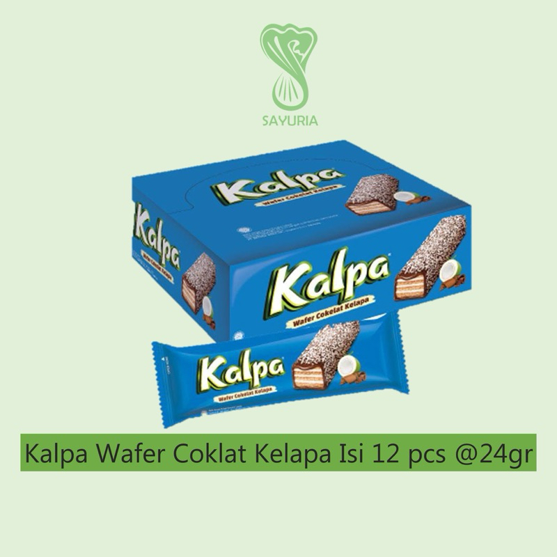 Jual Kalpa Wafer Coklat Kelapa Isi 12 pcs @24gr | Shopee Indonesia