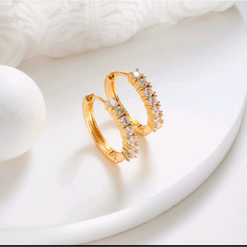 Jual ANTING WANITA DEWASA ANTING TITANIUM MOTIF CLIP ANTI KARAT DAN ...