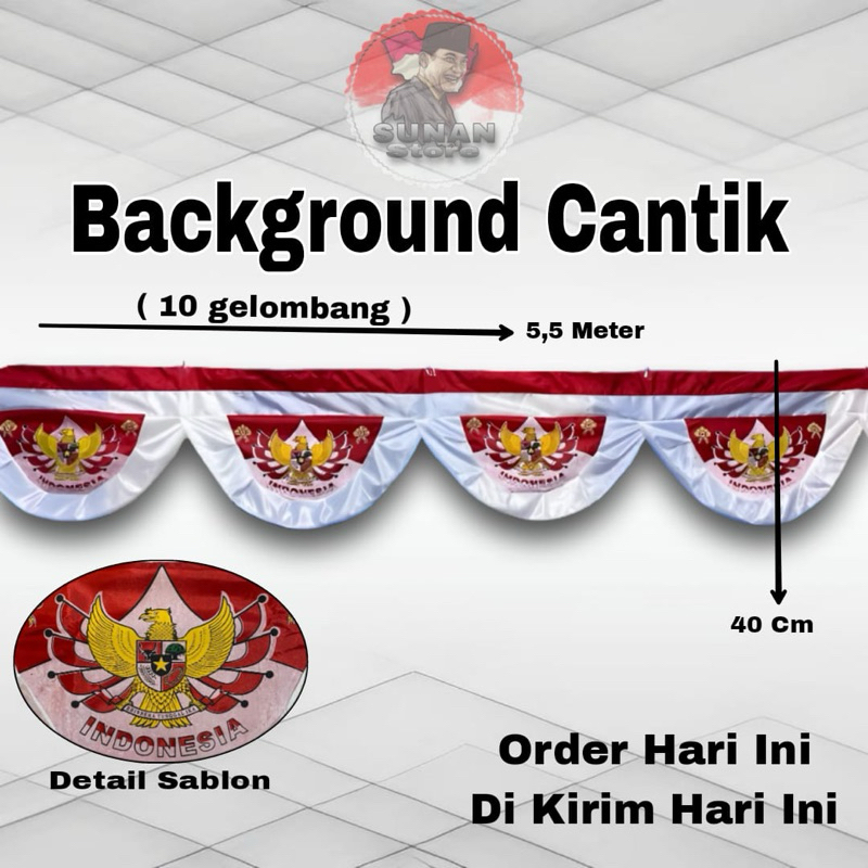 Jual Bendera Background Garuda ( New ) | Shopee Indonesia