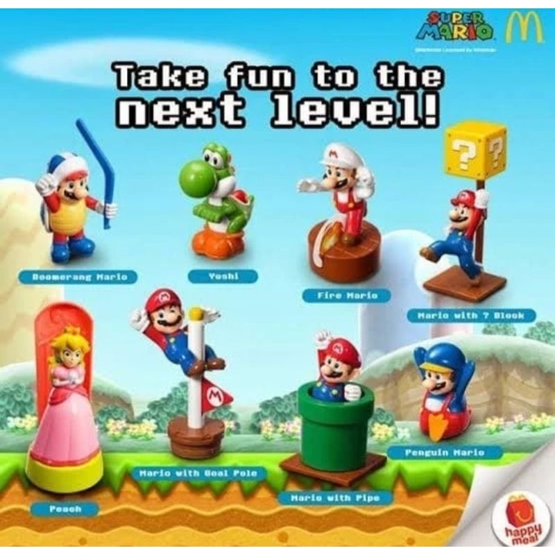 Jual FIGURE SUPER MARIO BROS MAINAN MCD HAPPY MEAL | Shopee Indonesia