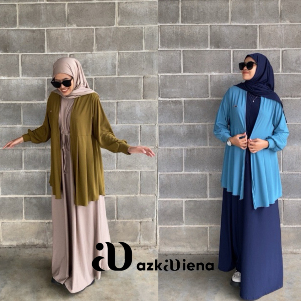 Jual SETELAN WANITA HIJAB MUSLIMAH SETELAN DRESS ONE SET TUNIK HIJAB 3 ...