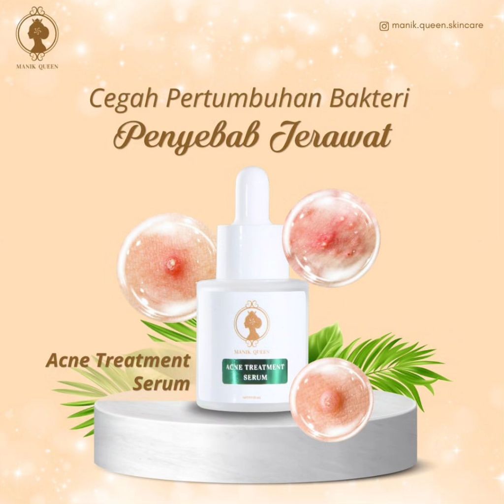 Jual MANIK QUEEN Acne Treatment Serum Merawat Kulit Wajah Berjerawa ...