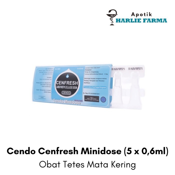 Jual Cendo Cenfresh Minidose Tetes Mata Kering Mini Dose 5 x 0.6ml ...
