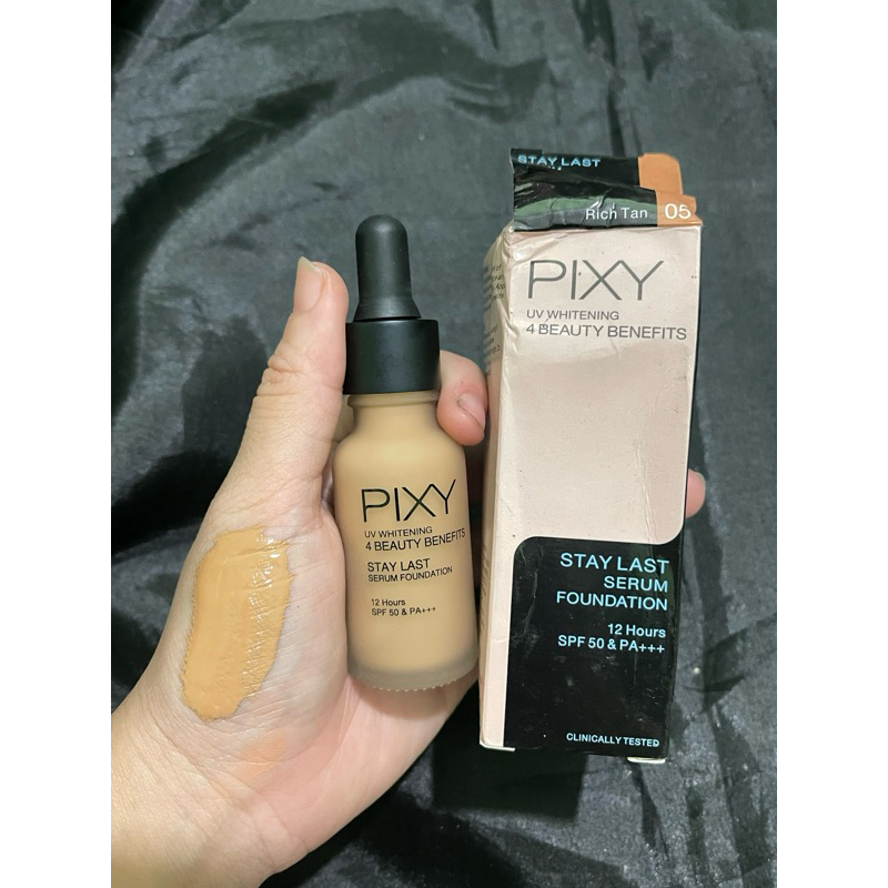 Jual PIXY Stay Last Serum Foundation 4 Beauty Benefits shade 05 rich ...