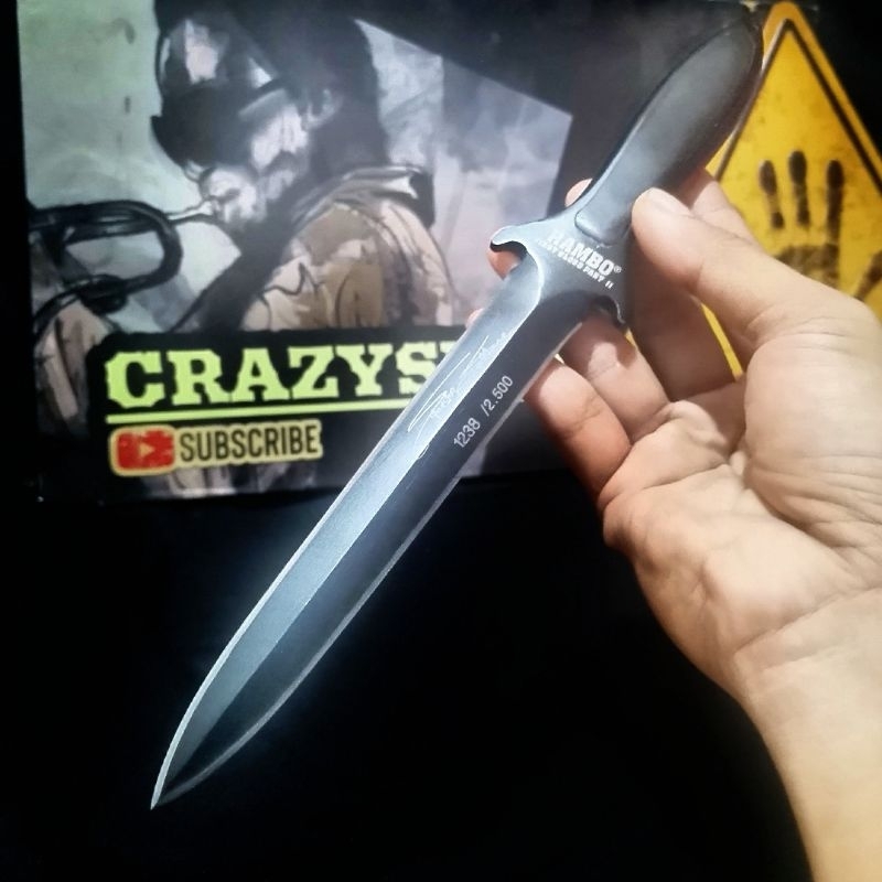 Jual Pisau Survival Rambo II / Pisau Survival & berburu / Survival Kit ...